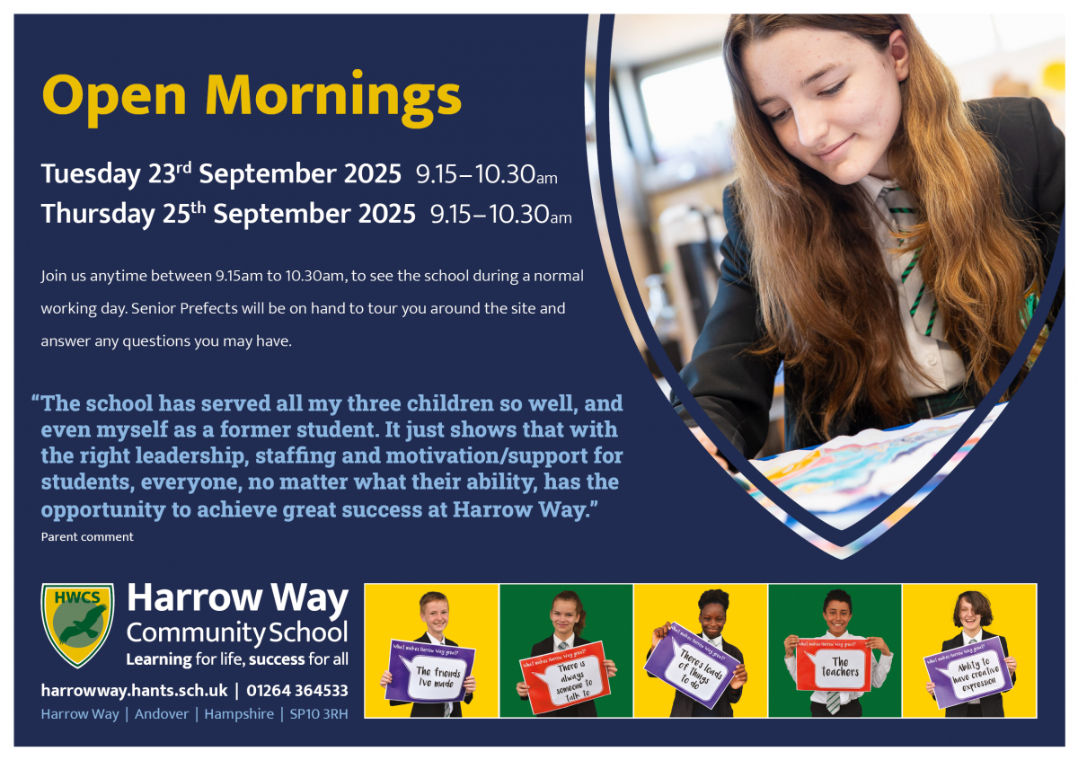 Harrow Way Community School – A Secondary School in Andover, Hampshire